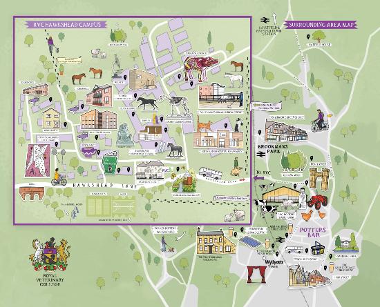 RVC Illustrated Campus Maps